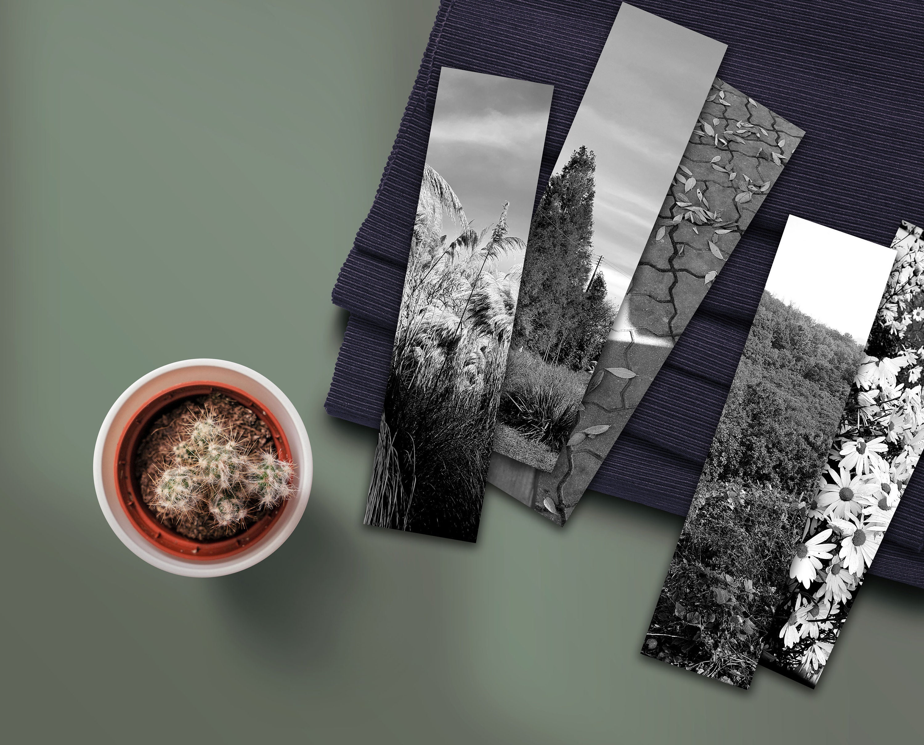 10 Monochrome Printable Bookmarks, Scenery Bookmark, Pdf Bookmarks ...