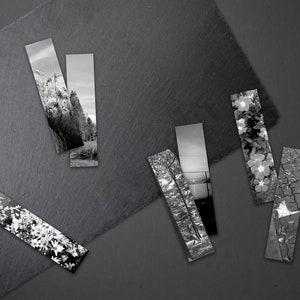 10 Monochrome Printable Bookmarks, Scenery Bookmark, Pdf Bookmarks ...