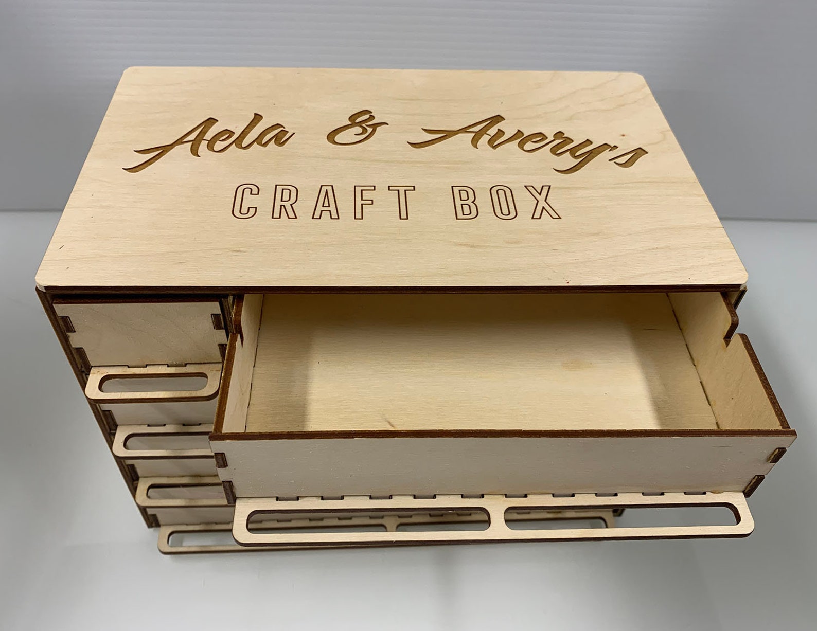 Custom Arts & Craft Box-Personalized | Etsy