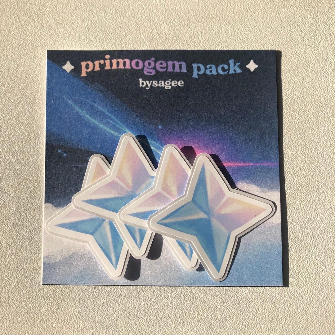 Primogem Sticker Pack/genshin Impact/game/gaming/anime/mihoyo/sticker ...