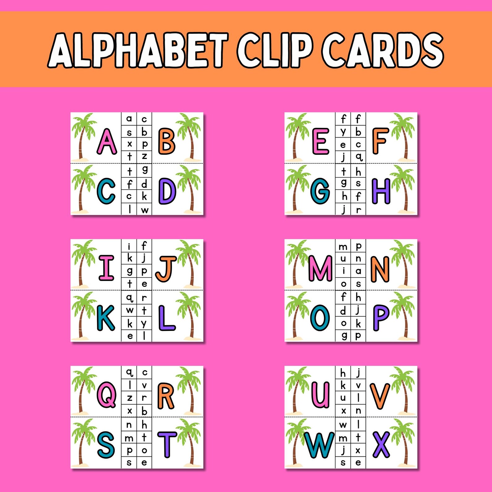 Chicka Chicka Boom Boom Printable Activities Bundle, Preschool ...