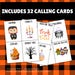 Halloween Bingo, 30 Halloween Bingo Cards, Halloween Games, Kids ...