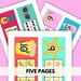 Printable Summer Themed Counting Activity for Preschoolers, Counting ...