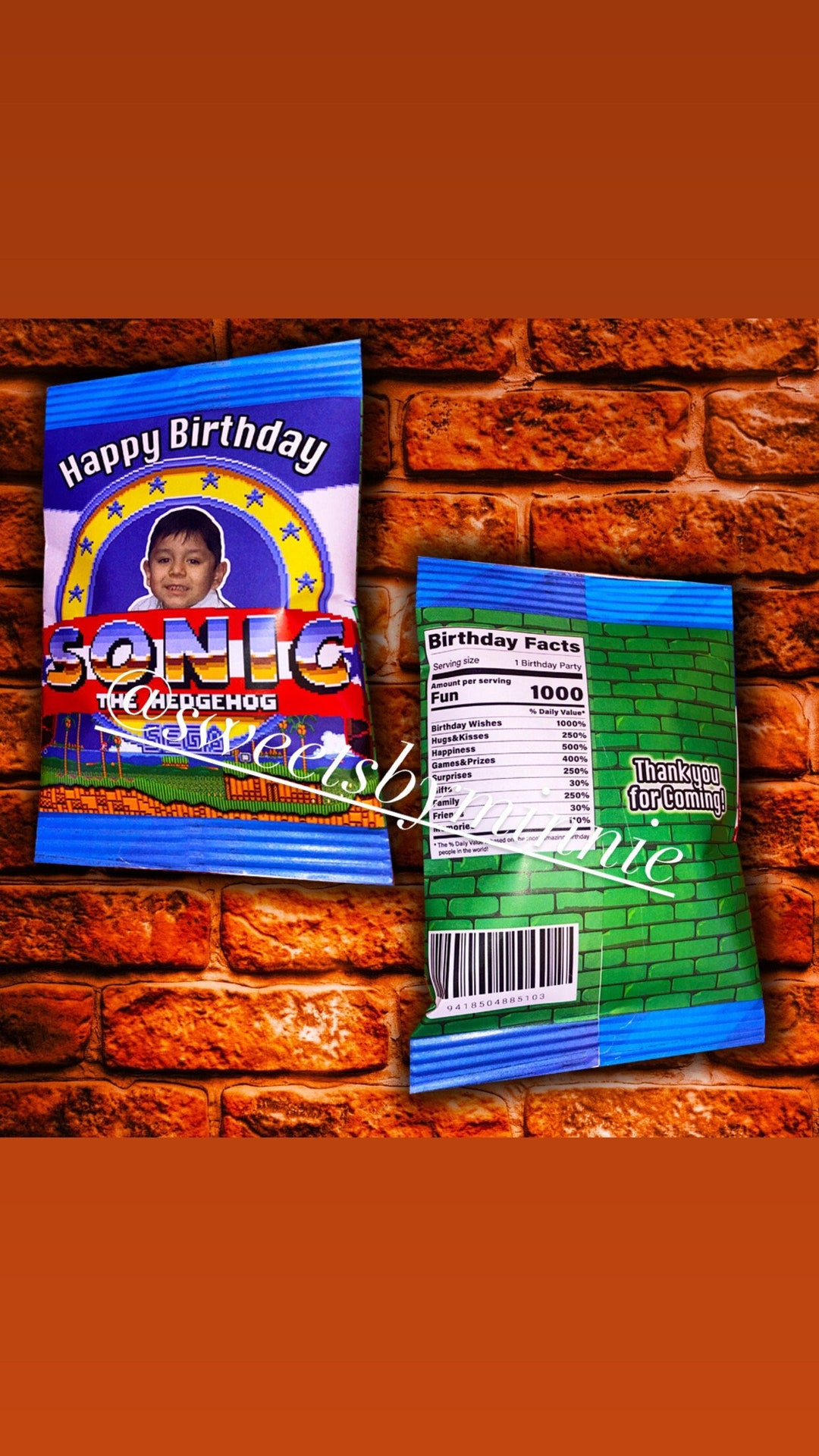 Custom Chip Bags - Etsy