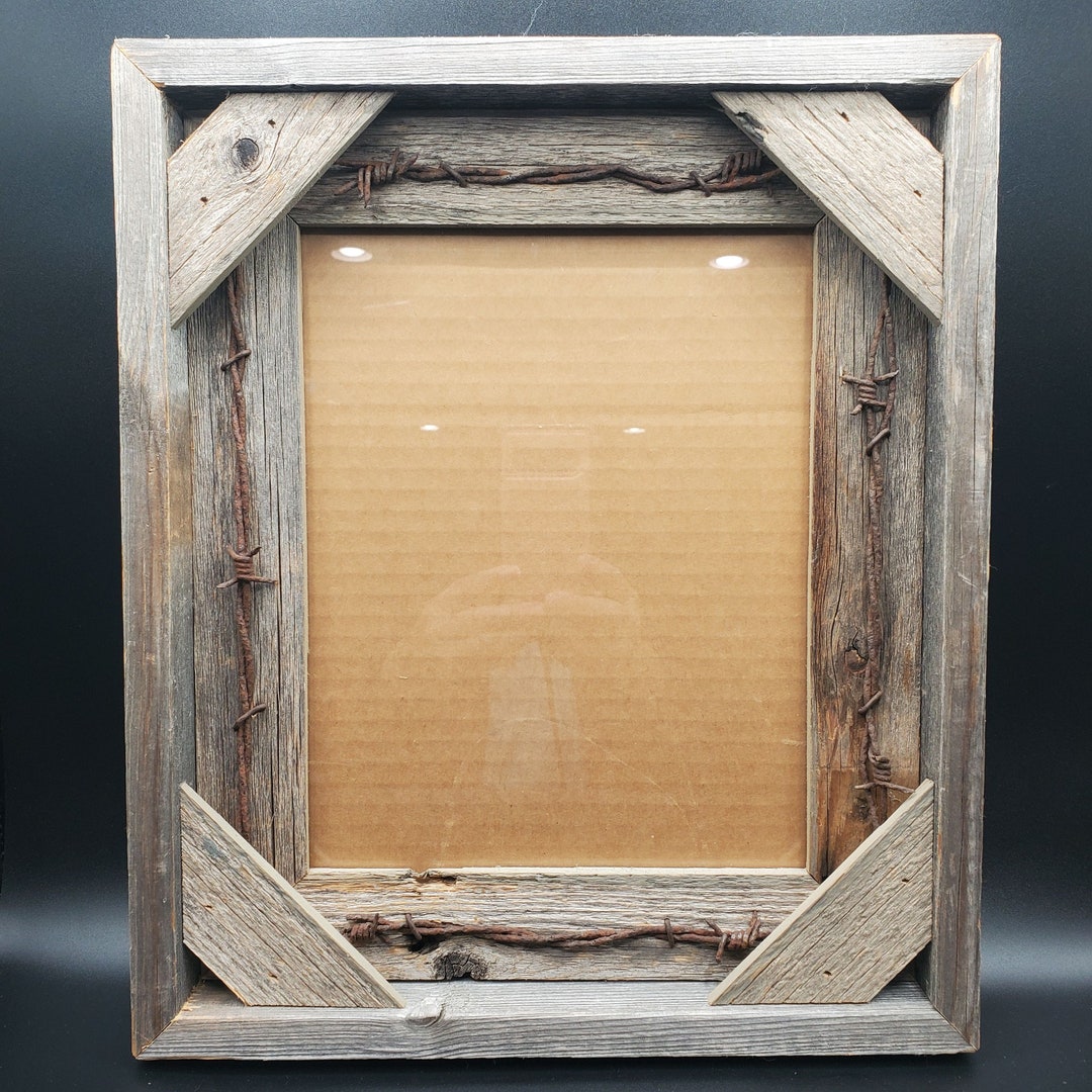 Handmade Reclaimed Rustic Barn Wood Wall Photo Frame Art - Etsy