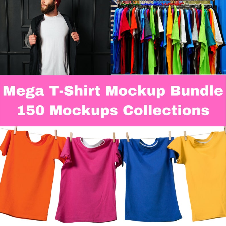 Mockup Bundle T-shirt Mockup Bundle Mega Bundle Mockup - Etsy UK