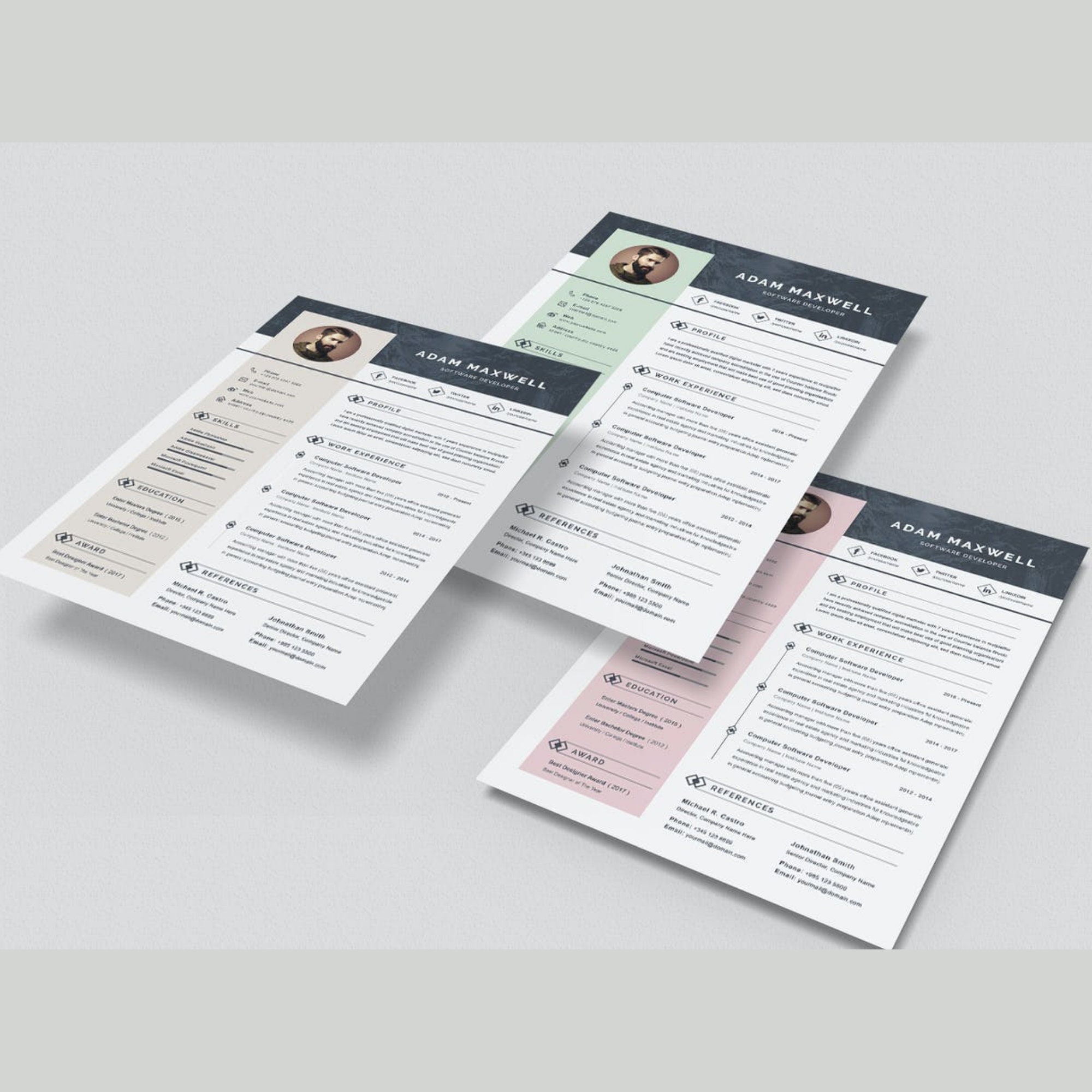 Professional Actor Resume Template Google Docs & Word Actors - Etsy