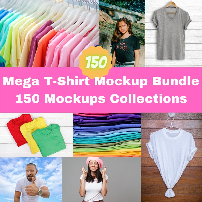 Mockup Bundle T-shirt Mockup Bundle Mega Bundle Mockup - Etsy UK