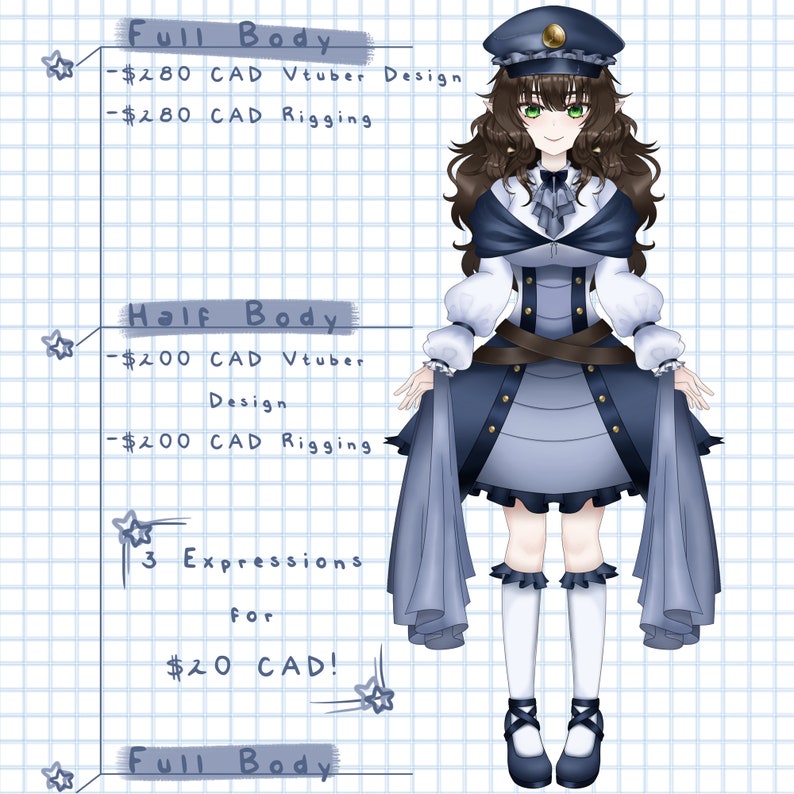 Live2d Custom Vtuber Model || Character Design + Rigging Comission ... Live2d Custom Vtuber Model || Character Design + Rigging Comission ...
