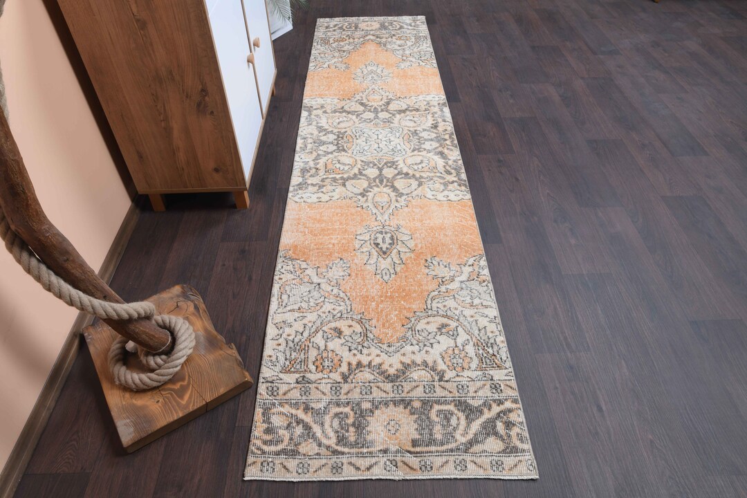 2x9 Vintage Runner Rug for Kids Room, Rug Runner, Antique Rug, Hallway ...