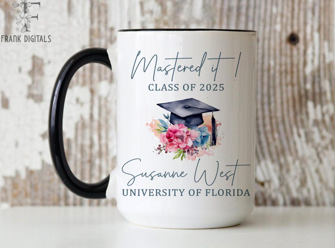 Personalized Mastered It 2025 Mug, Custom Graduation Mug, Masters ...