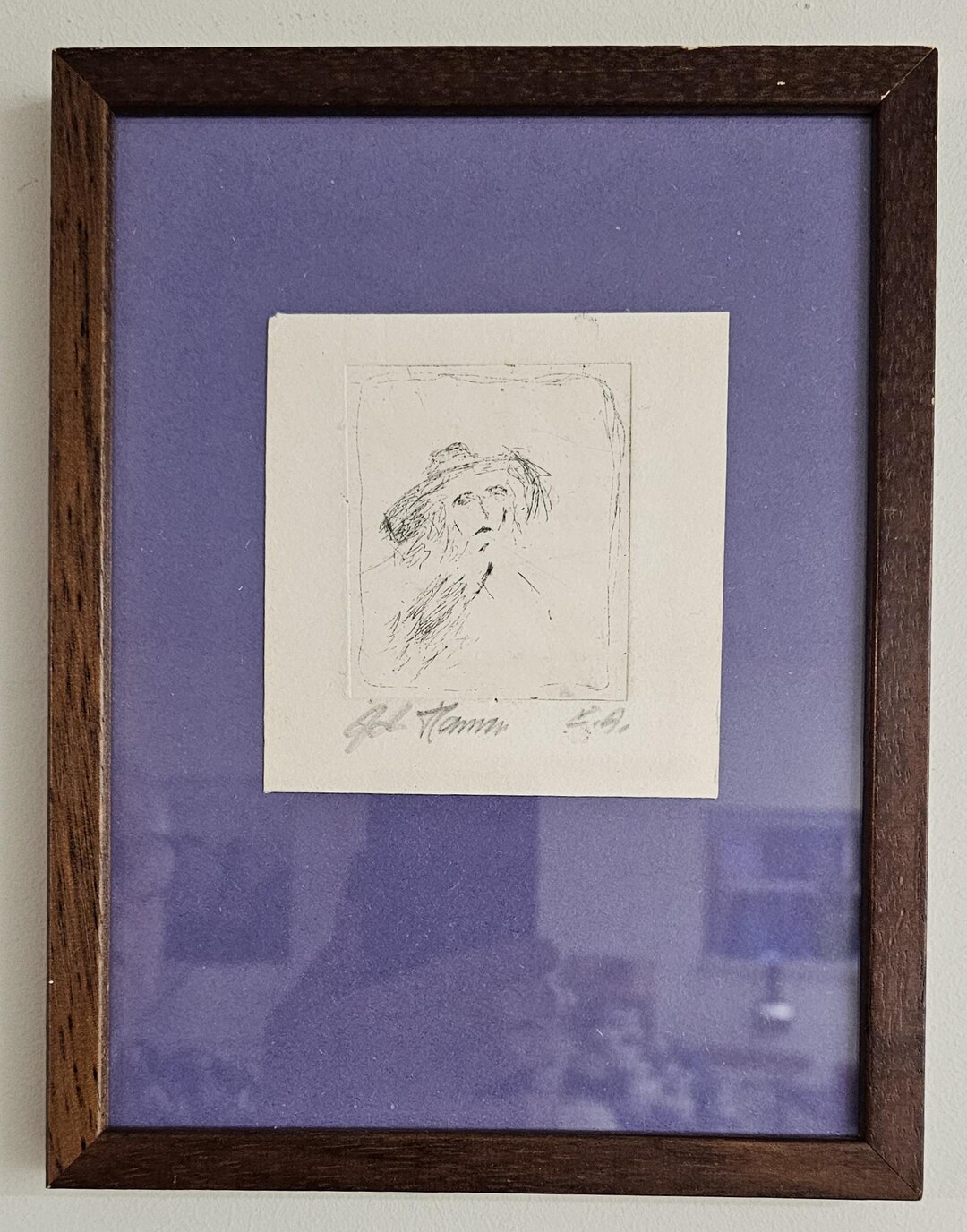 The Hat Lady an Orginal Etching in Limited Edition From 1979 John ...