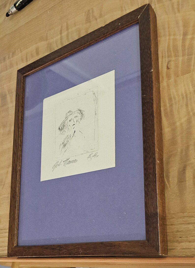 The Hat Lady an Orginal Etching in Limited Edition From 1979 John ...