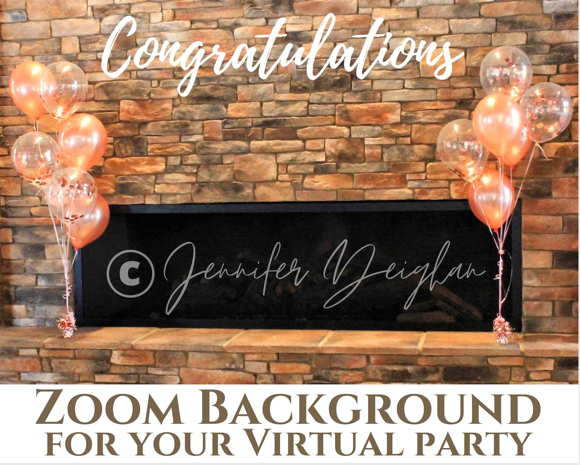 Congratulations Zoom Virtual Background Zoom Congratulations | Etsy