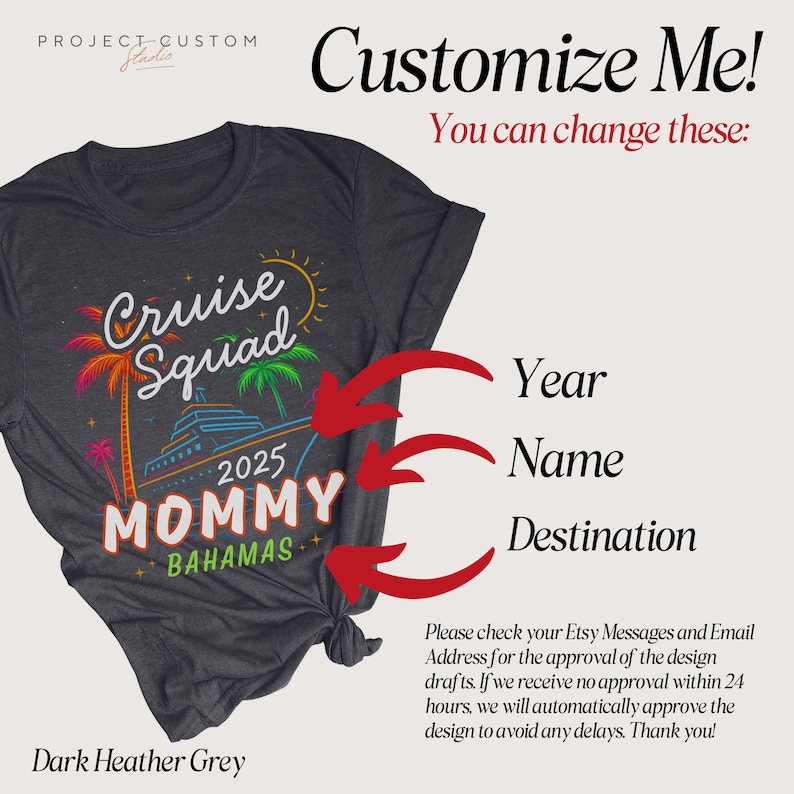 Personalized Cruise Squad 2026 Shirt Caribbean Cruise Matching Shirts ...