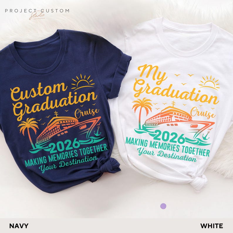 Personalized Graduation Cruise Shirt 2026 Caribbean Cruise Squad ...