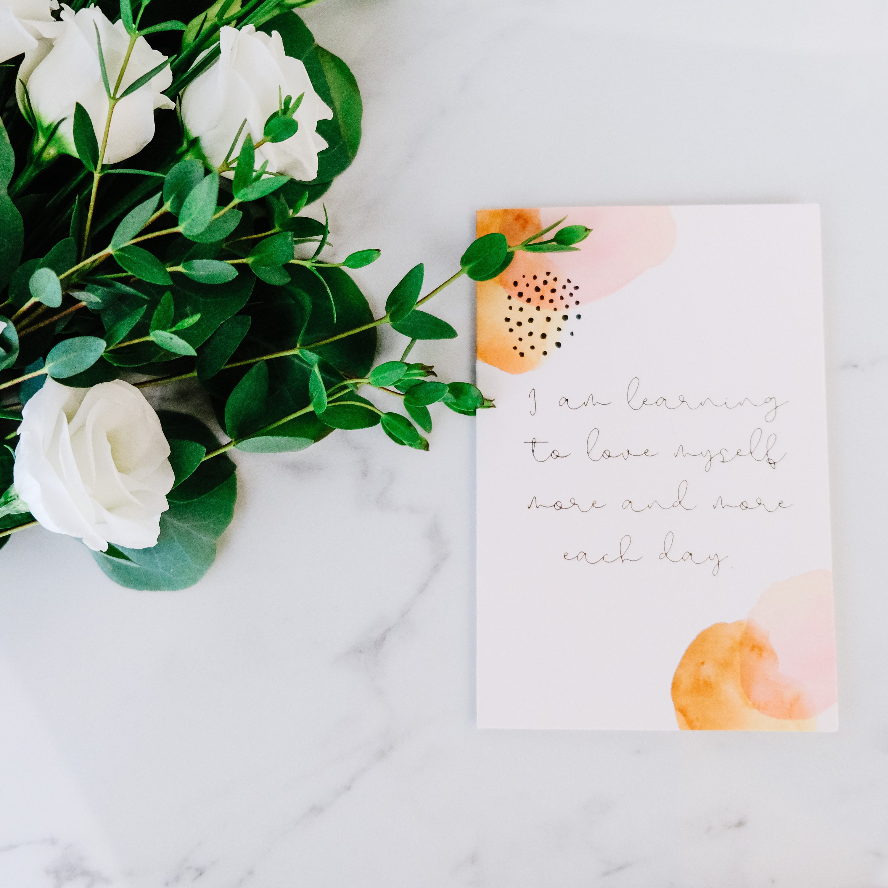 Adult Self-care Greeting Card Set: Mini Journal Style Self Love Cards ...