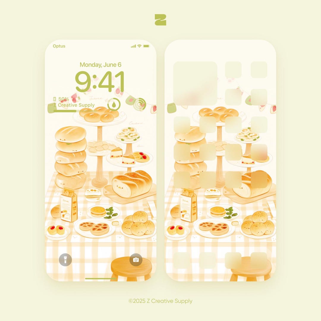 Cute Anime Illustration iPhone Wallpaper | Pastel Lo-fi Aesthetic ...