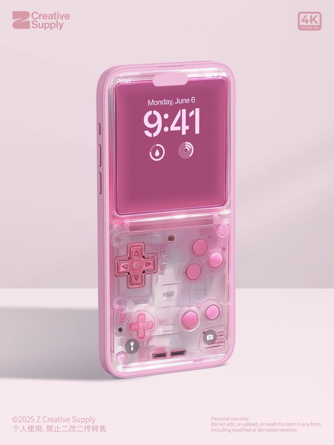 Pink Game Console Wallpaper: Retro Circuit Board Art (digital Download ...