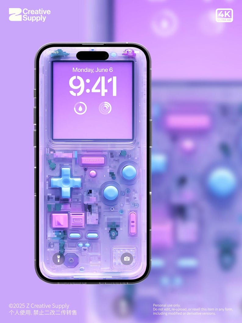 Retro Gameboy Phone Wallpaper: Y2K Pixel Art (digital Download - Etsy