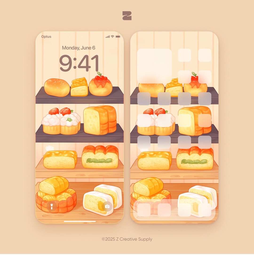 Cute Anime Illustration iPhone Wallpaper | Pastel Lo-fi Aesthetic ...