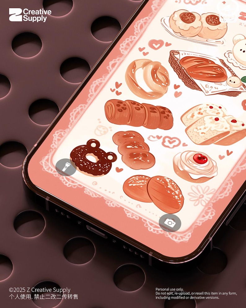 Cute Anime Illustration iPhone Wallpaper | Pastel Lo-fi Aesthetic ...