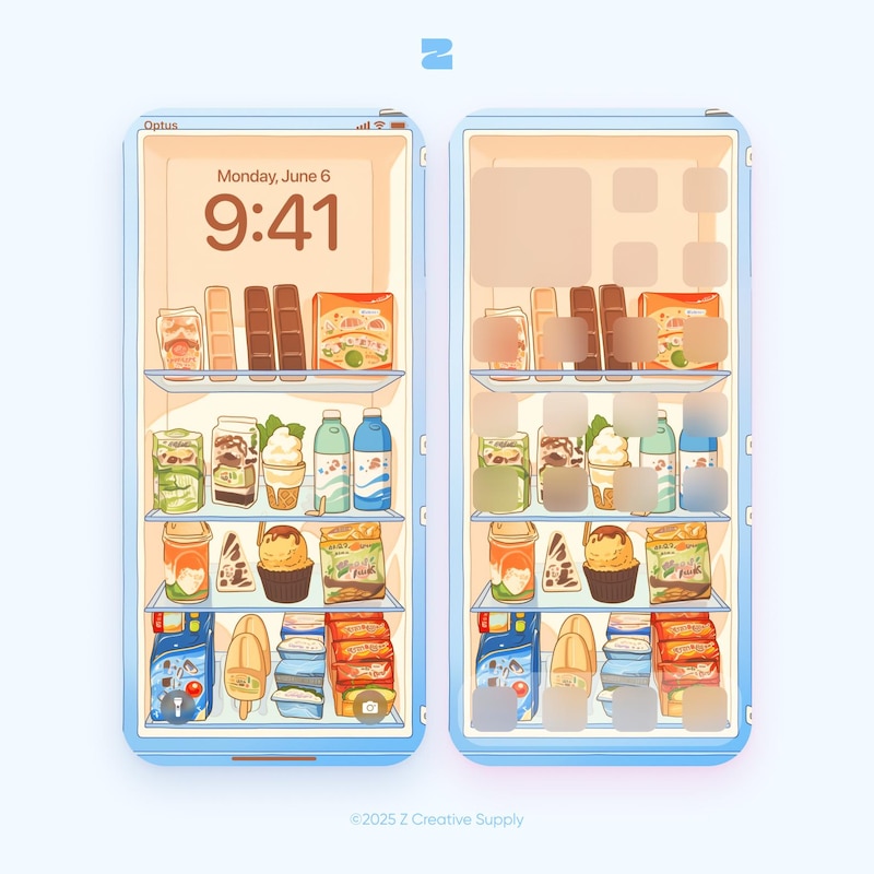 Wallpaper Food Themed - Etsy