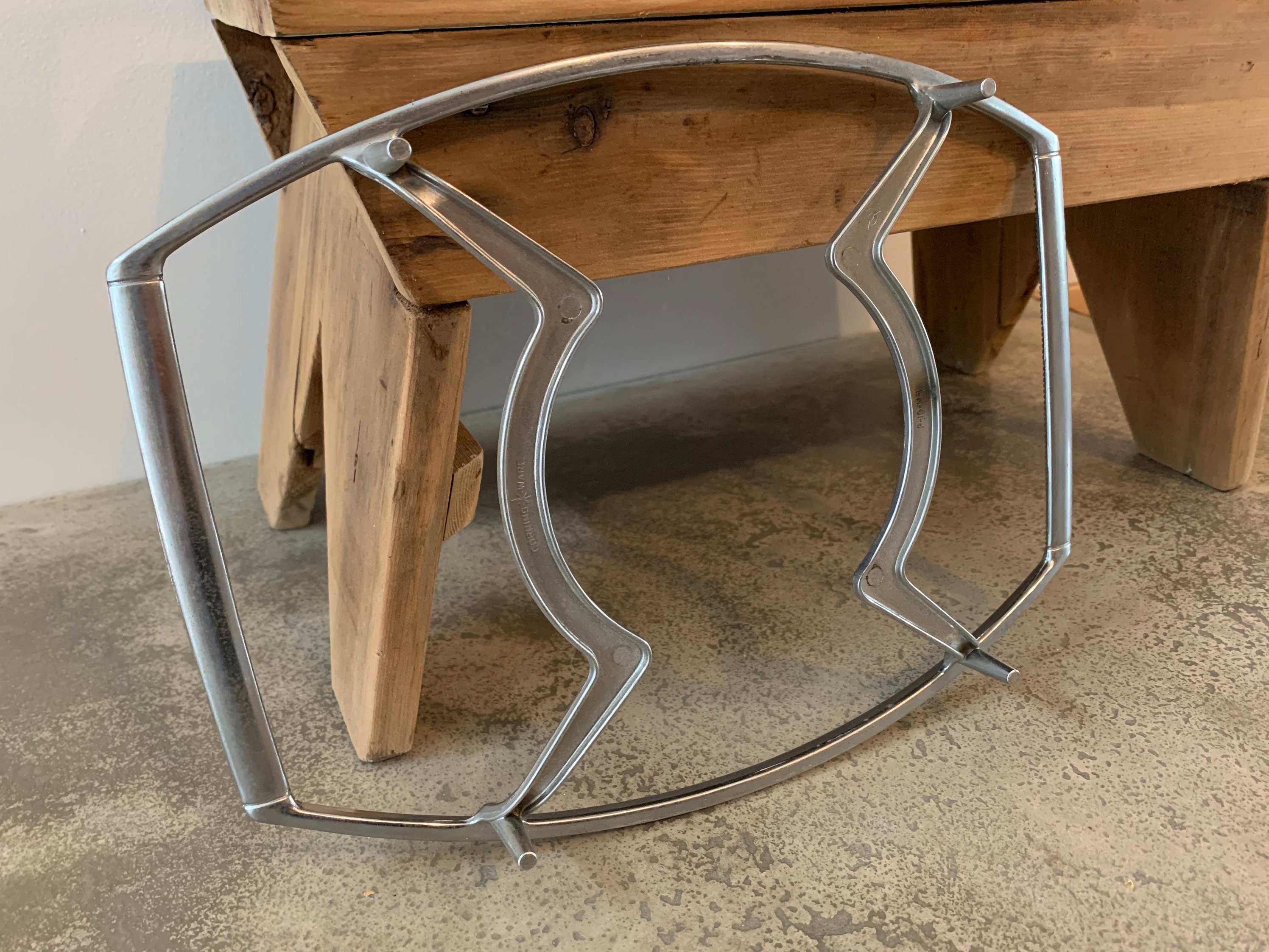 Vintage Corning Ware Pyrex Casserole Rack Holder Cradle Trivet - Etsy