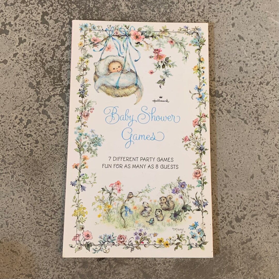 Vintage Hallmark Baby Shower Games Booklet 1981 Paper Party Games - Etsy