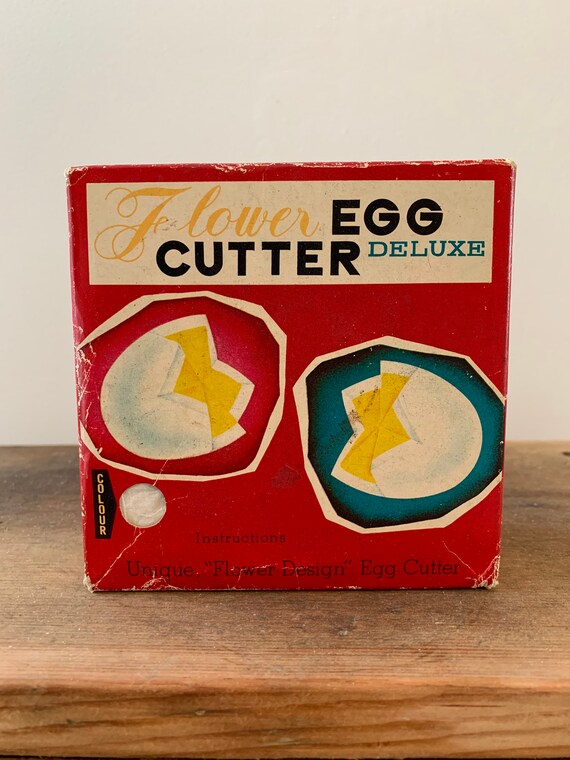 Vintage Flower Egg Cutter Deluxe Colour 1950s Deviled Eggs | Etsy