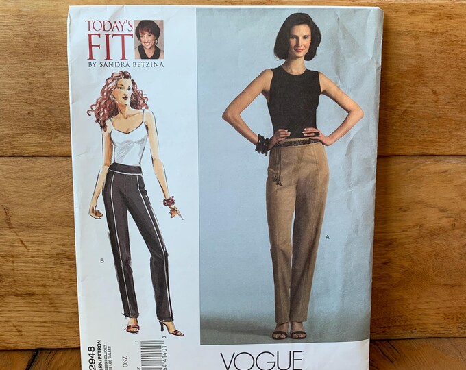 Vogue V2948 Sewing Pattern 2696 All Sizes Unused Uncut Pants Taper ...