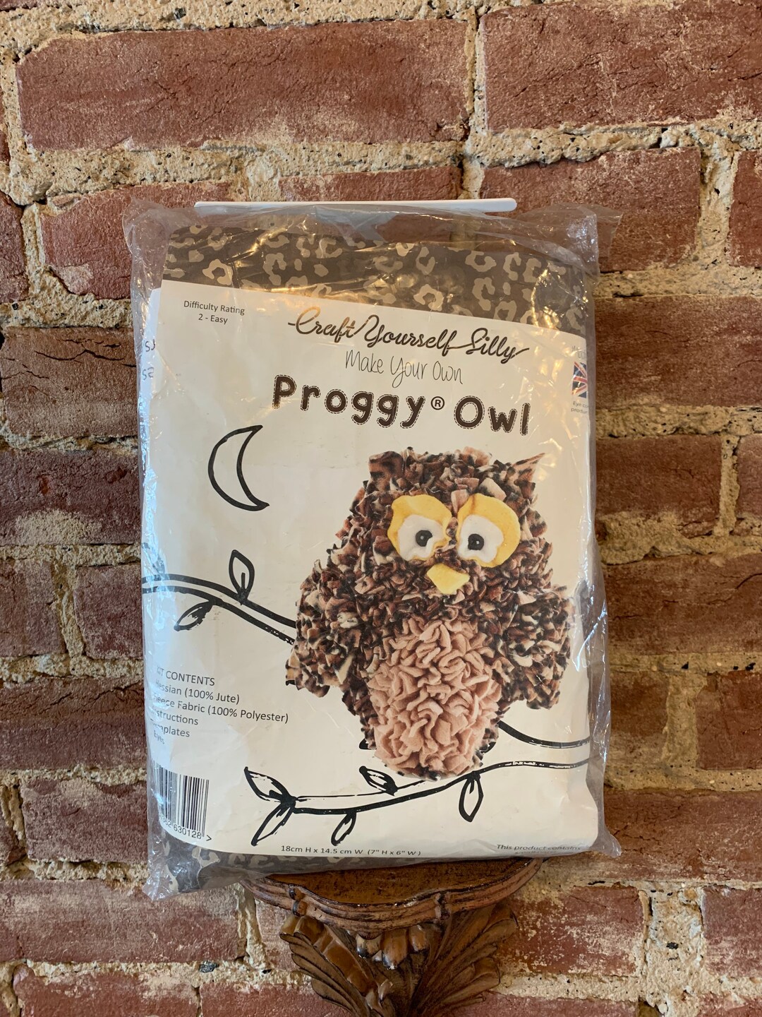 Proggy Owl Kit Unopened Craft Yourself Silly Make Your Own Needlework ...