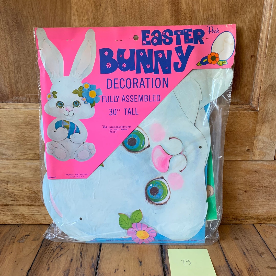 Vintage PECK Easter Decoration Package Unopened NEW Old Stock Tall ...