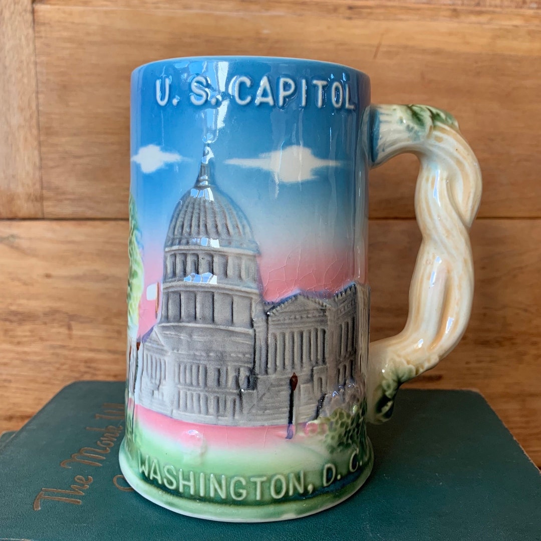 Vintage US Capitol Mug Washington DC Ceramic Congres Senate Archives ...