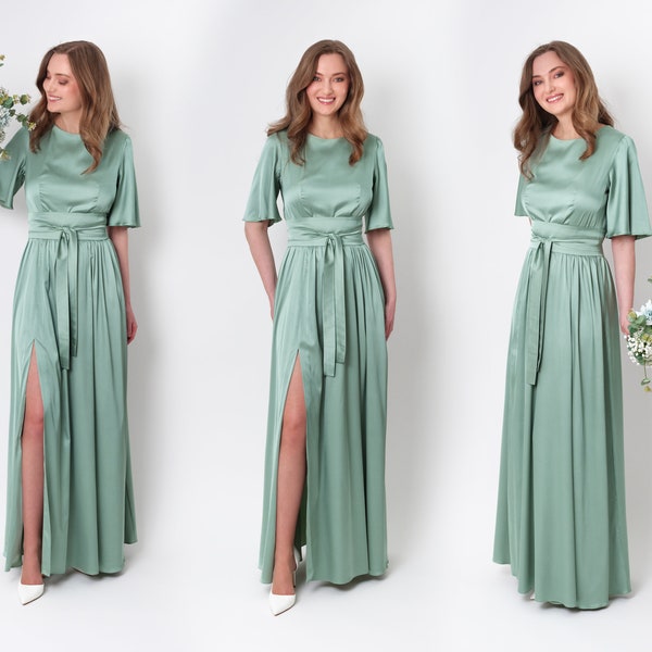 Sage Green Dress Belt - Etsy