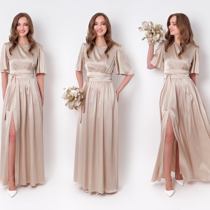 Wedding Dress Silk Belt - Etsy