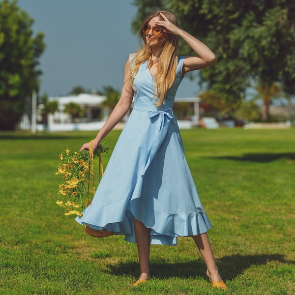 Powder Blue Dress - Etsy