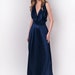 Navy Blue Luxury Satin Infinity Dress Bridesmaid Dresses - Etsy