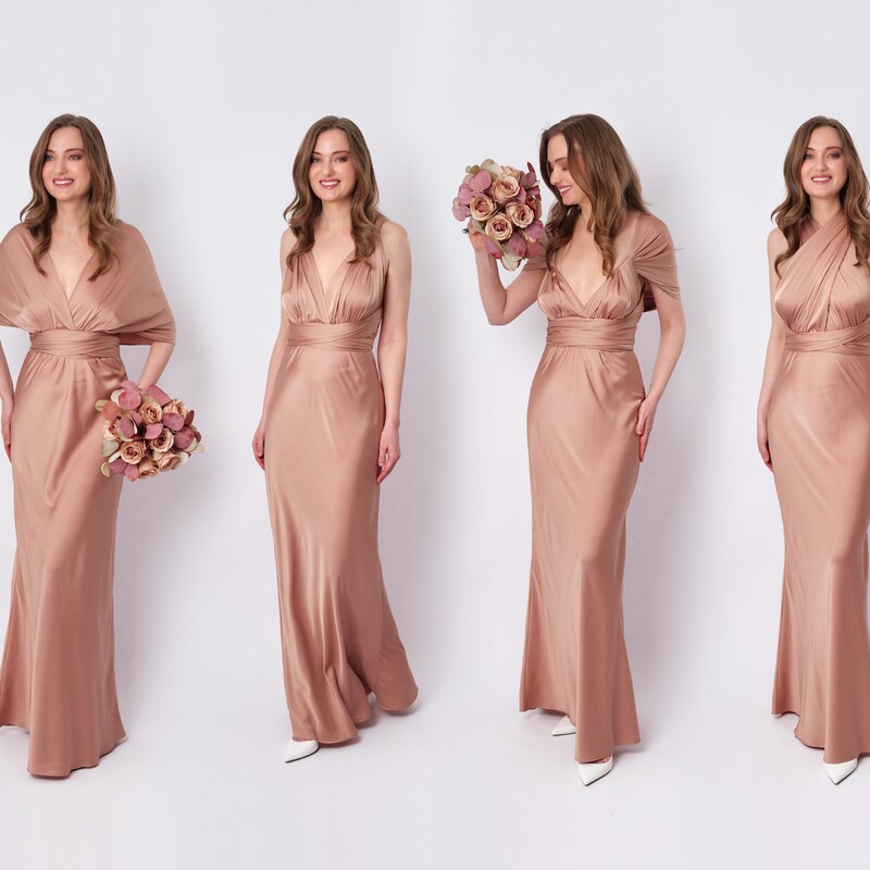 Rose Gold Plus Dresses - Etsy