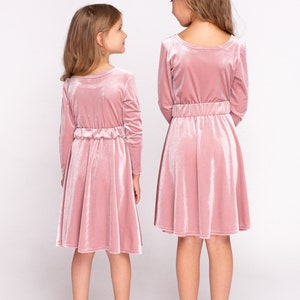 Mommy and Me Mauve Velvet Dresses, Mother and Daughter Dresses ...