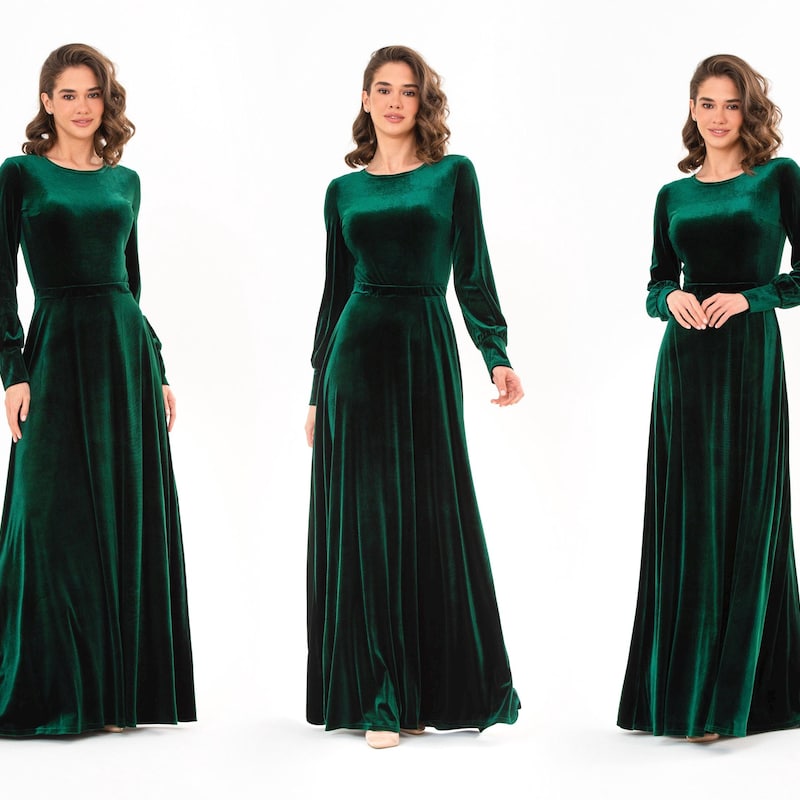 Emerald Linen Dresses - Etsy