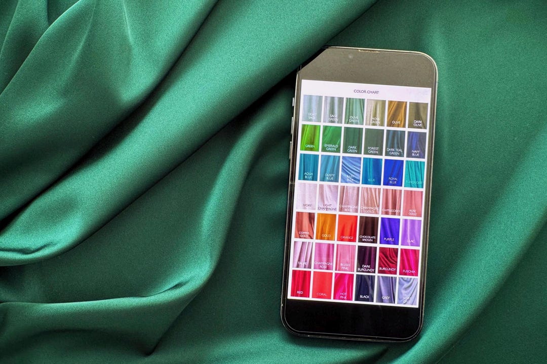 Silk Fabric Samples - Etsy