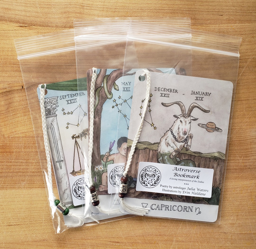 Big Three: Astroverses Bookmark Set; A Loving Tribute to the Zodiac - Etsy