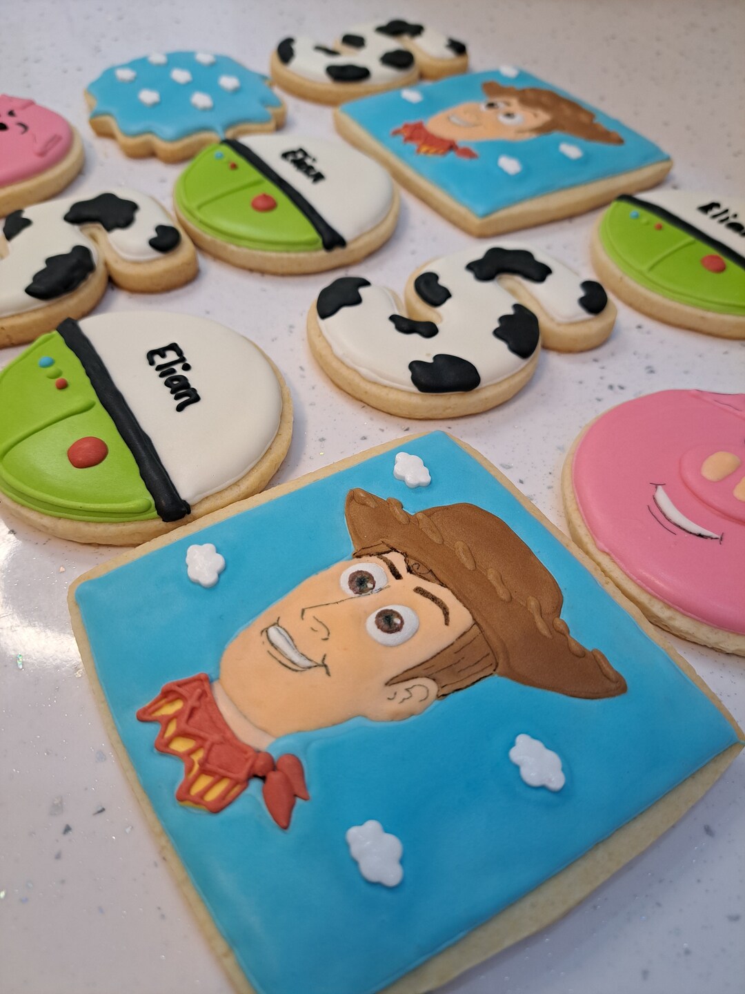 Cowboy & Cowgirl Story Toy Jessie/woody Birthday Sugar Cookies - 1 ...