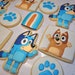 Blue Dog Bluey Bingo Character Cookies - 1 Dozen - Etsy