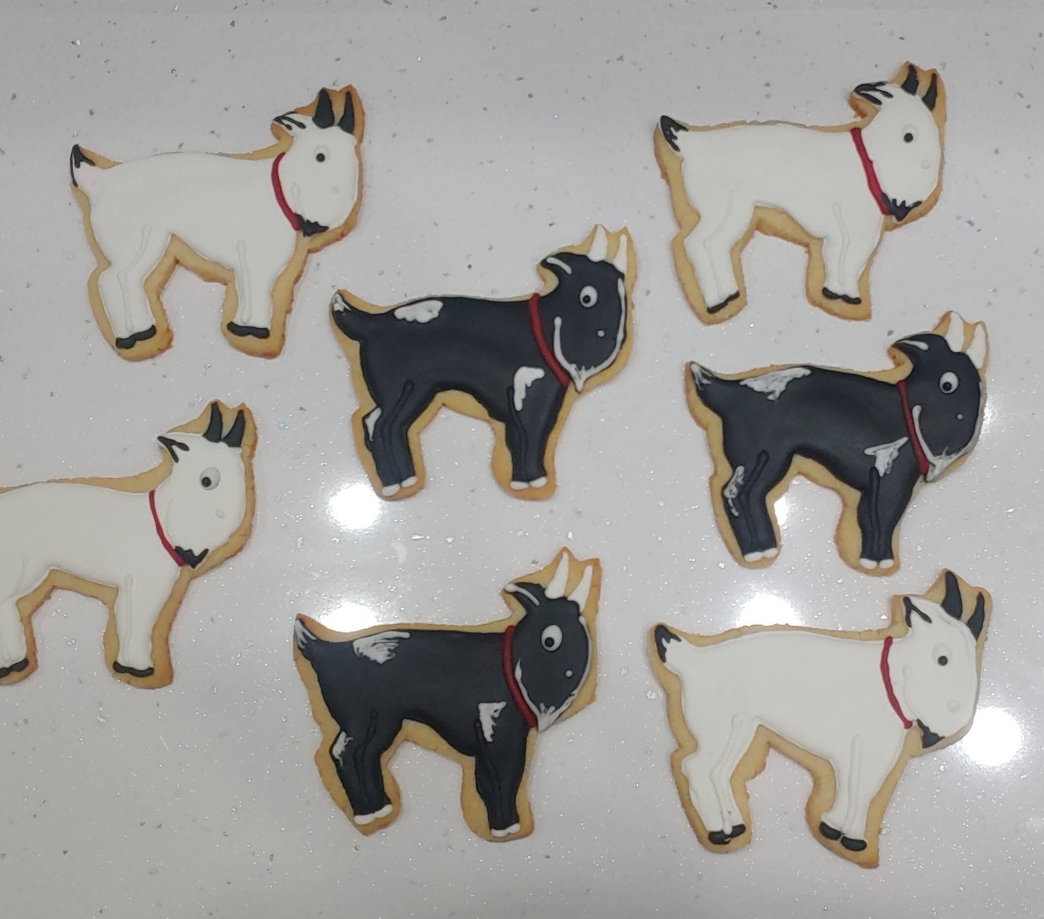 Goat Sugar Cookies Animal Themed Cookies 6pcs - Etsy
