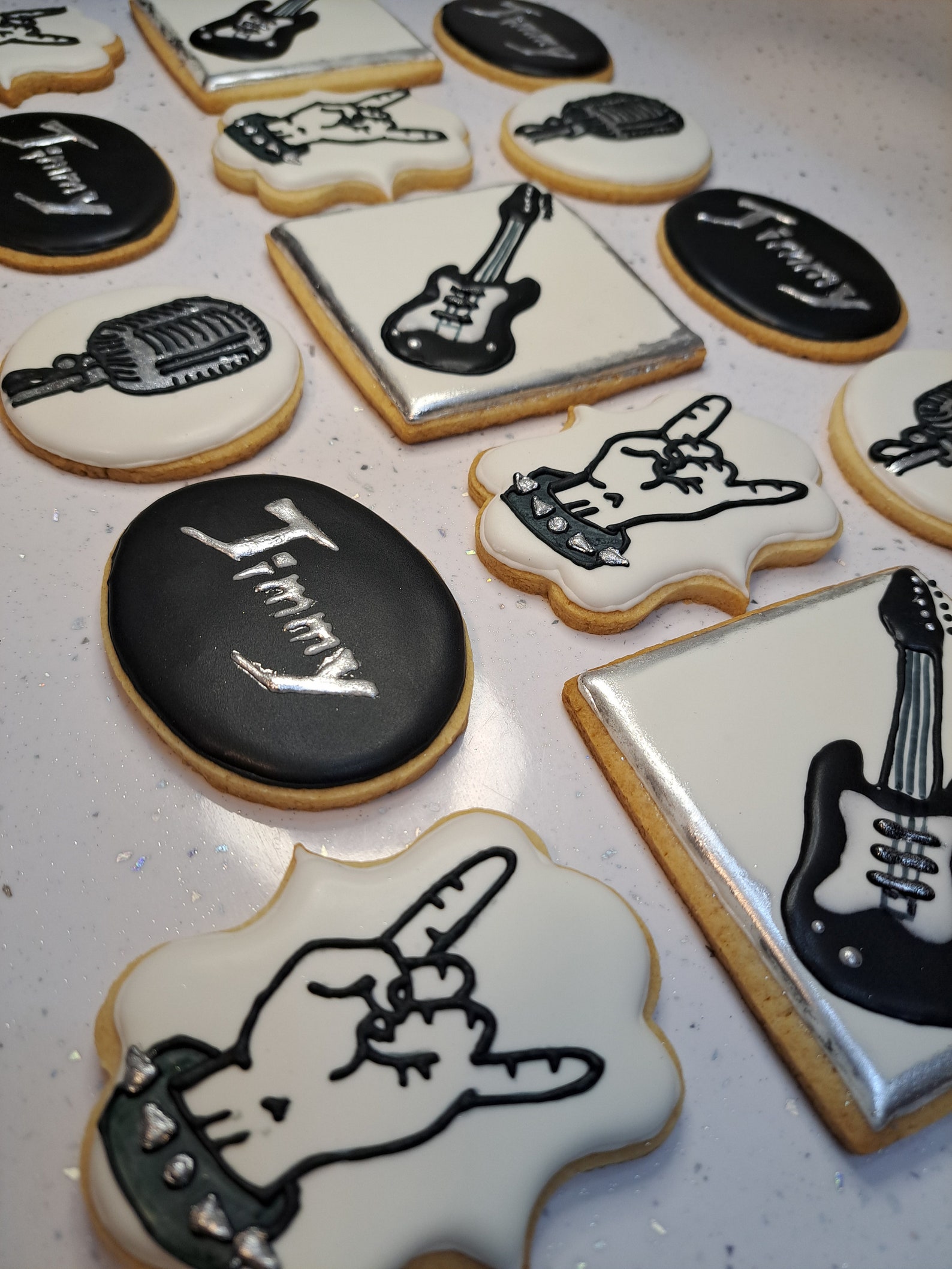 Heavy Metal Rock Band Sugar Cookies - 1 Dozen (custom) - Etsy