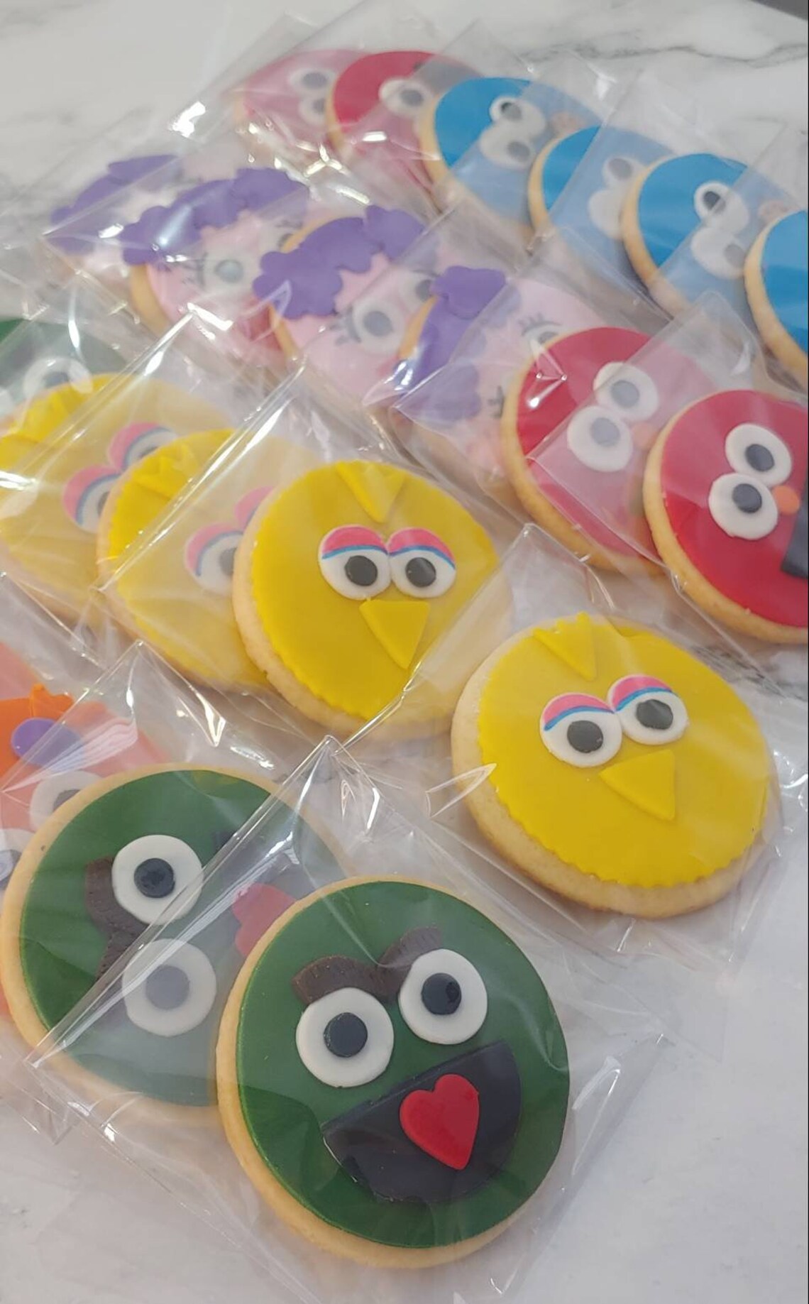 Birthday Street Characters Themed Cookies 1 Dozen - Etsy