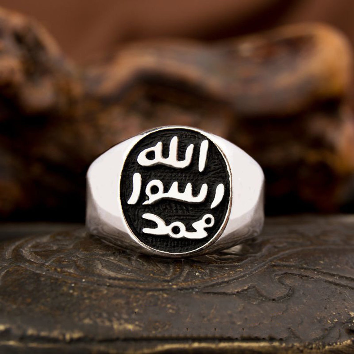 Seal of Prophet Muhammad Silver Men Ring 925 Sterling Silver - Etsy
