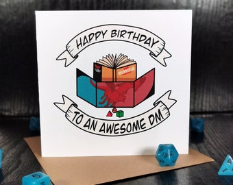 Dnd Birthday Card | Etsy